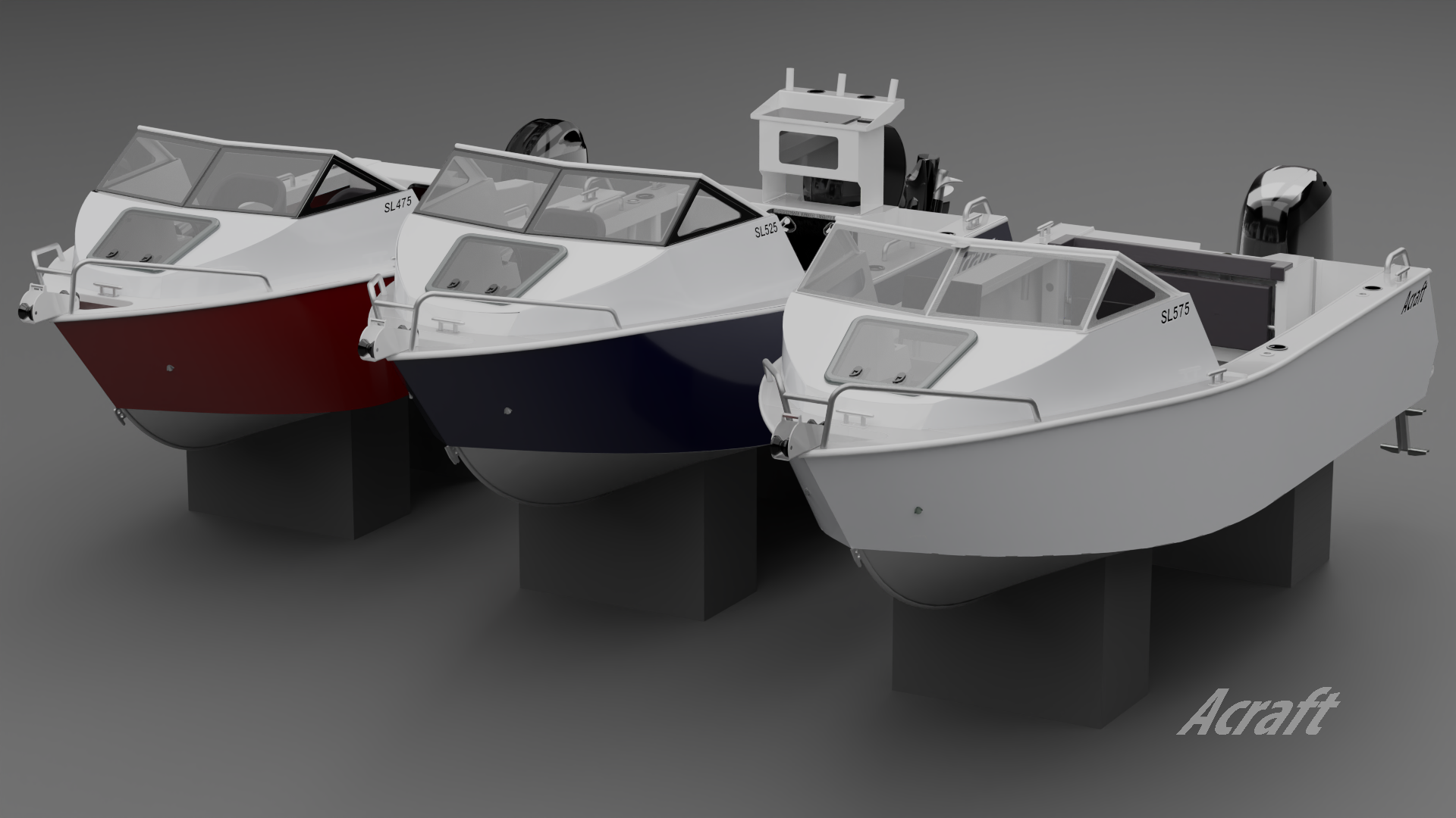 Sleek Line Plate Boats - Acraft Marine
